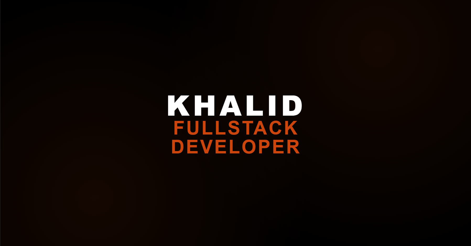 Khalid Mohammed - Portfolio